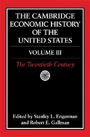 The Cambridge Economic History of the United States