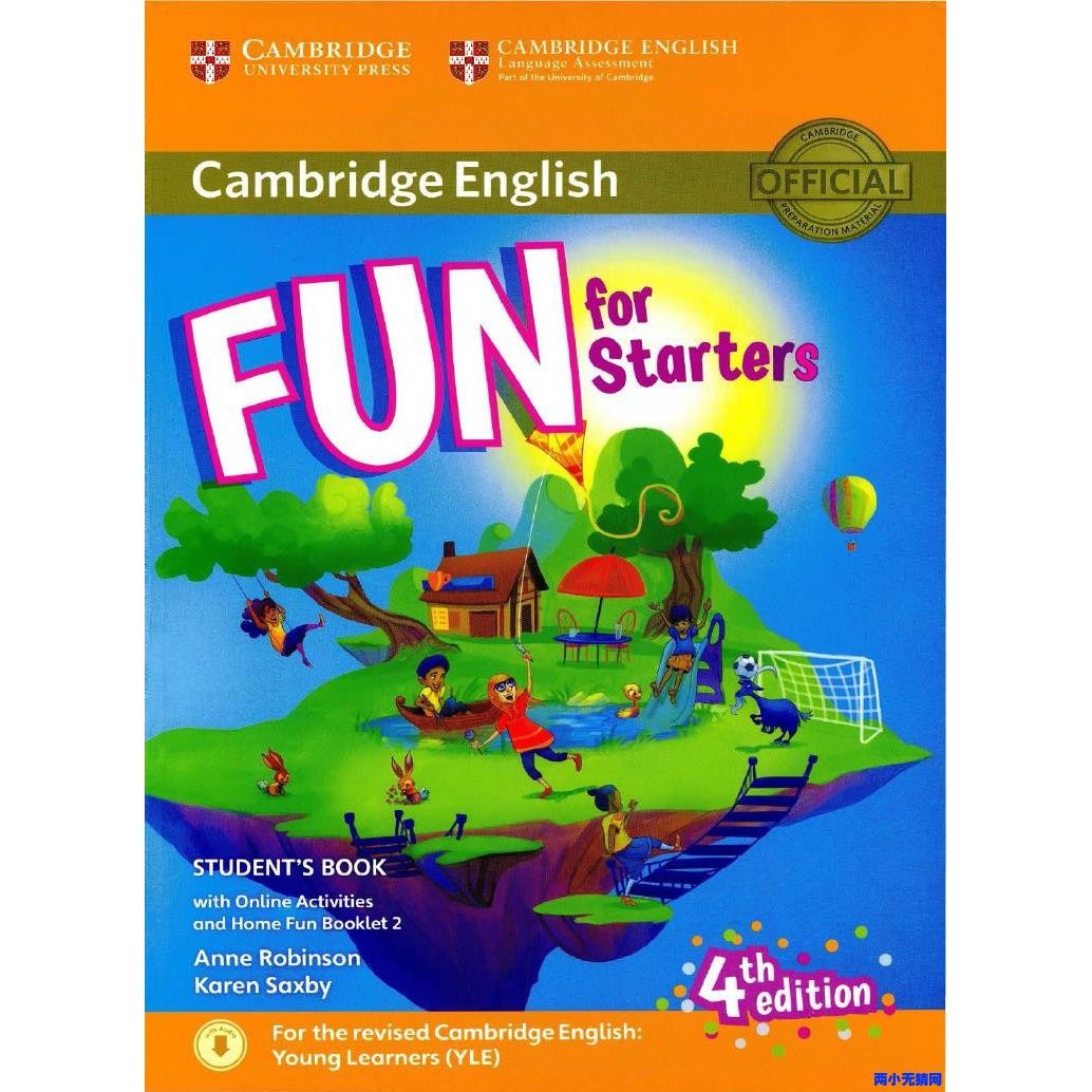 剑桥 第四版 FUN for Starters Movers Flyers 送答案+音频 Flyers+home fun bo