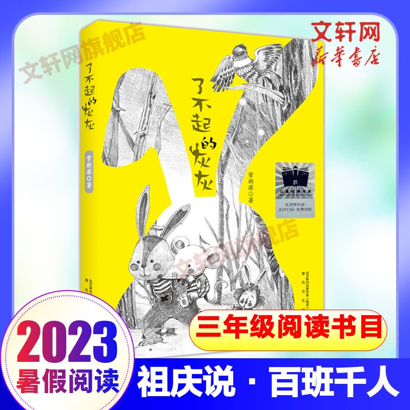 【现货速发 多册自选】2023年祖庆说百班千人三年级 全国小学生暑假阅读课外书 遥远的信号+外婆变成了麻猫+了不起的灰灰+大盗奶奶的完美冒险+感动星+孤岛野犬+贾里小时候+隐形树精灵 【单本】了不起的