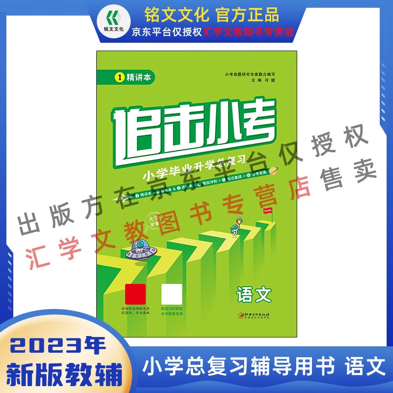 江美官方2023《追击小考》语文数学英语 小学总复习辅导用书 语文
