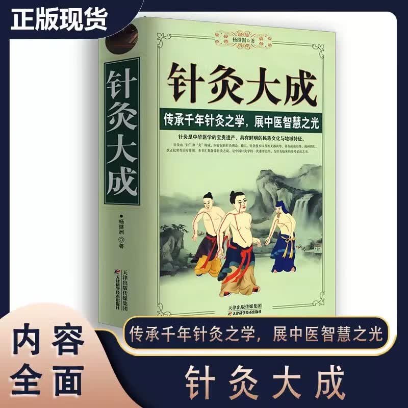 针灸大成杨继洲原著原版中医针灸书籍大全零基础完整版