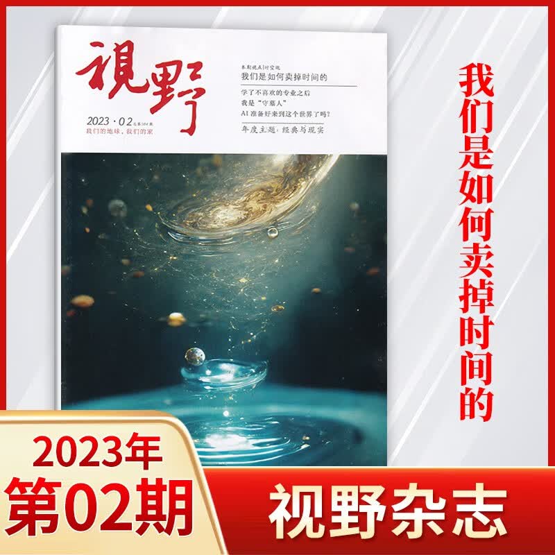 【16期现货】视野杂志2023年16期新 综合性文摘文学类人文生活期刊杂志 23年1月2期 我们是如何卖掉时间的