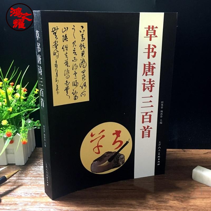 【老师推荐】草书唐诗三百首 毛笔草书字帖 草书入门字谱 怎样写草书何大齐 草书唐诗三百首