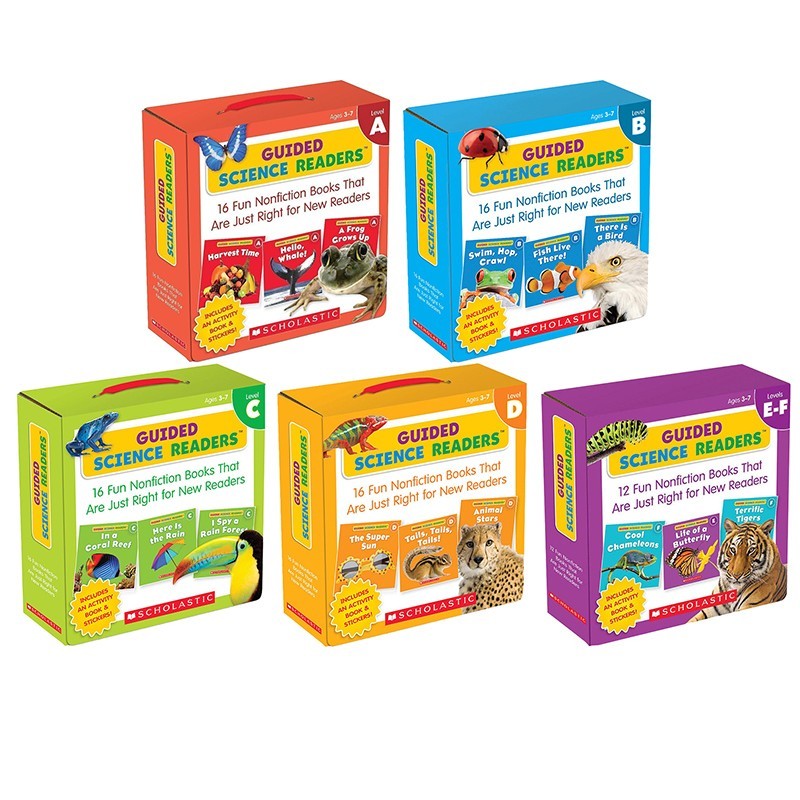 学乐 Scholastic Guided Science Readers ABCDEF 5盒合售 科学绘本读物 科学指导型阅读小套装 送音频 . 梦想童趣城