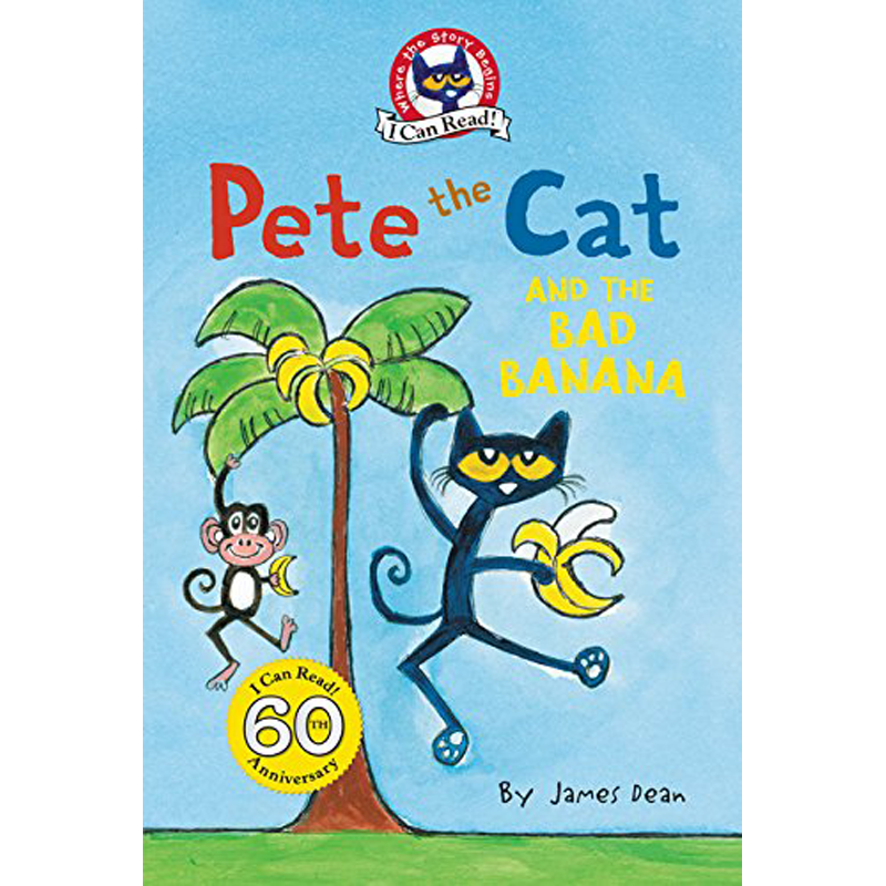 英文原版 皮特猫 Pete the Cat and the Bad Banana