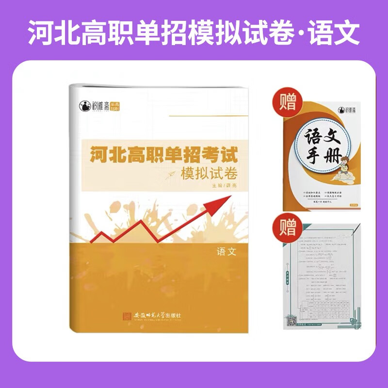 2023年河北高职单招考试模拟试卷语文数学英语每科20套装重点难点检测卷高职单招考试复习资料中职生对 河北高职单招考试模拟试卷语文 高中通用