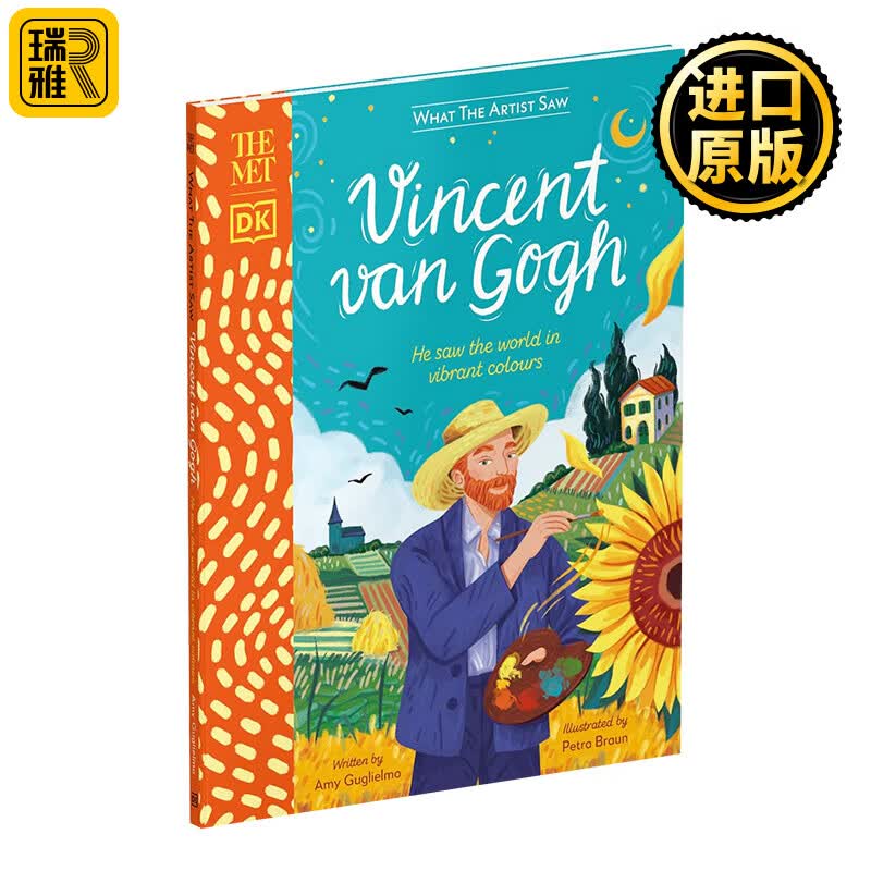 英文原版 透过艺术家之眼 文森特梵高 The Met Vincent van Gogh DK出版少儿历史人物科普百科全书 艺术家所见 进口原版英语书籍