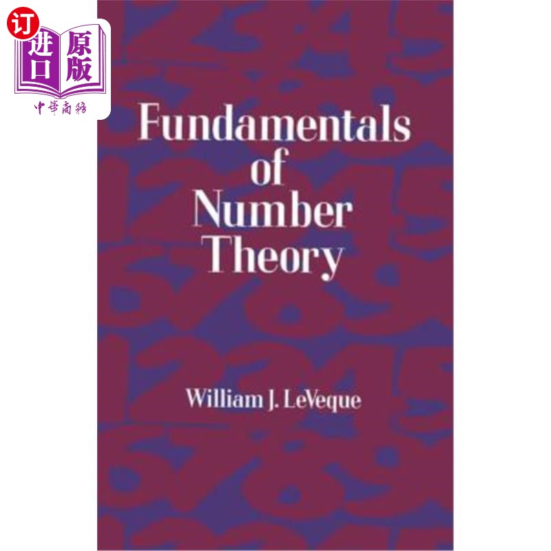 海外直订Fundamentals of Number Theory 数论基础