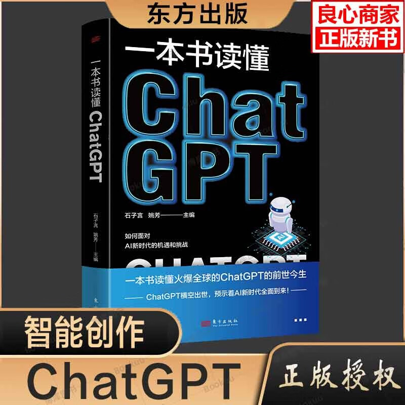 【良心商家】一本书读懂ChatGPT 石子言，姚芳 著 东方出版社