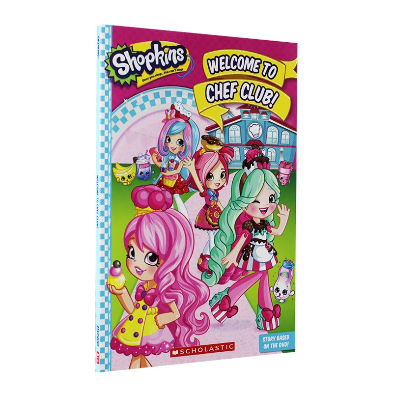 购物精灵 英文原版 Shopkins: Welcome to Chef Club!欢迎来到厨师俱乐部