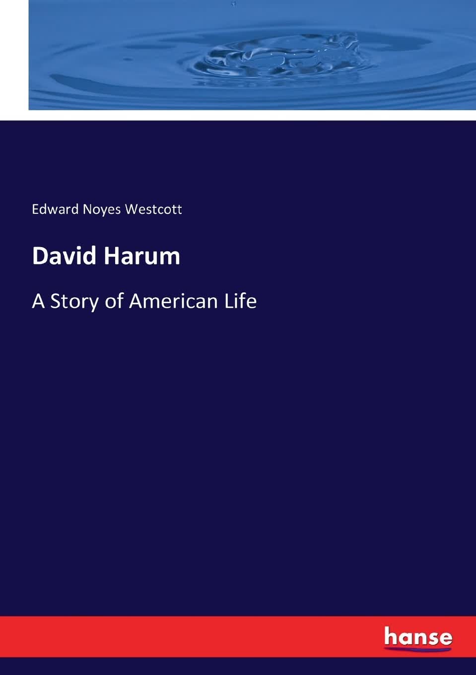 【预售 按需印刷】David Harum