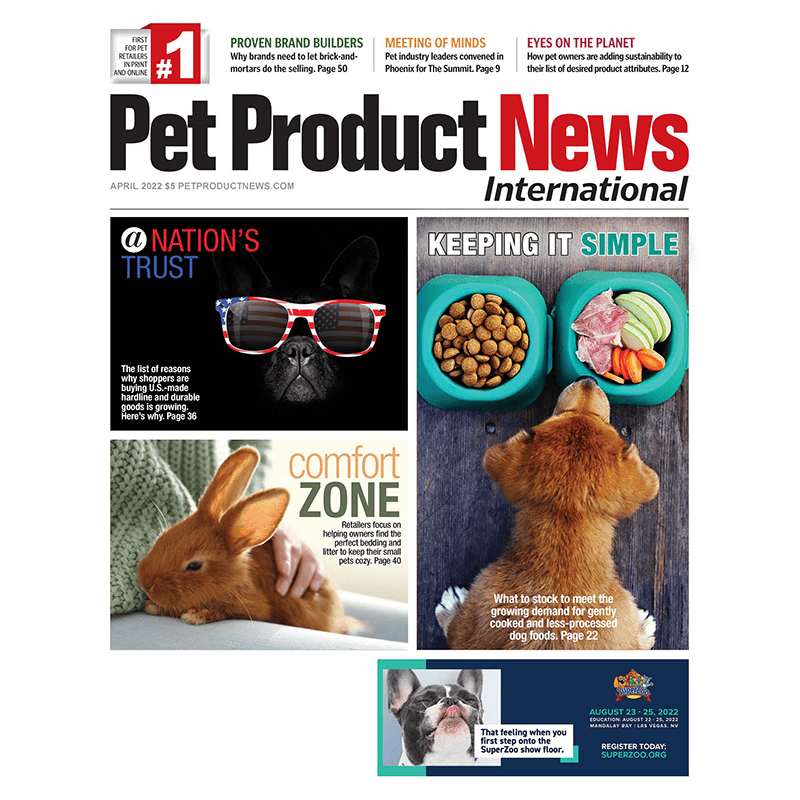 Pet Product News International 2021/22年月刊 国际宠物产品新闻 2022年4月刊
