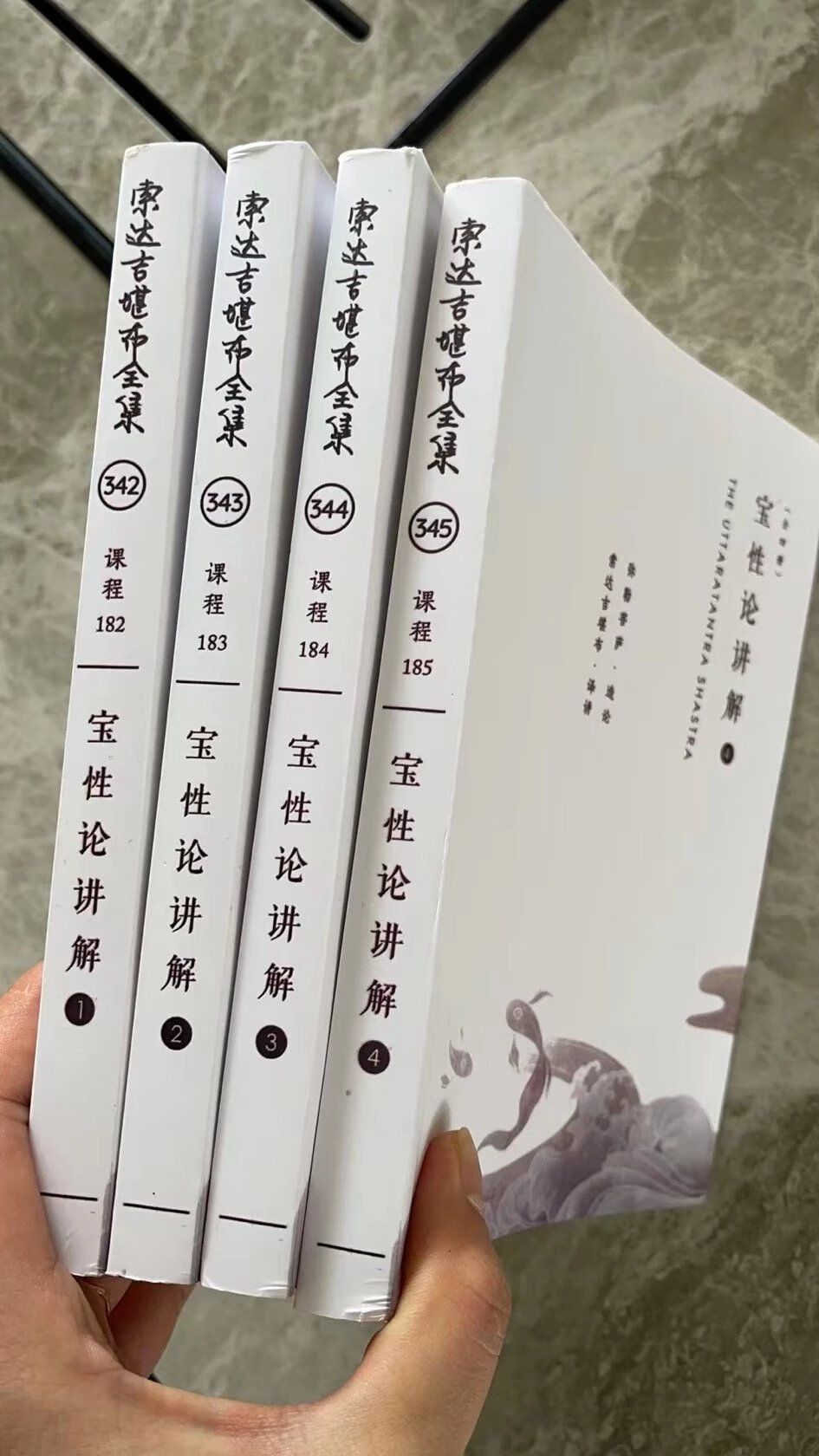 宝性论讲记4本一套