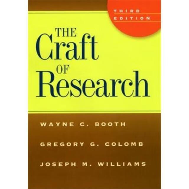The Craft of Research, Third Edition