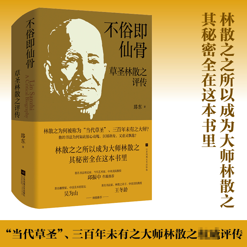 （精装）不俗即仙骨：草圣林散之评传 林散之为何被称为“当代草圣”、三百年未有之大师？ 他的书法为何如