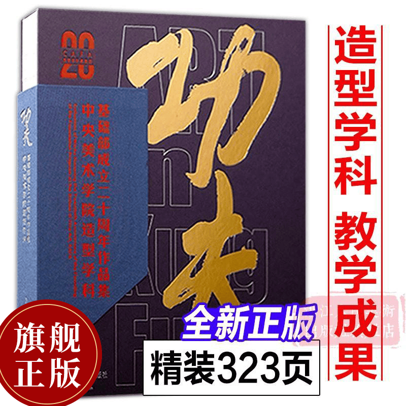 功夫中央学院学科基础部成立二十周年 央美留校作品 素描色彩全集60年附中美院素描石膏大范本作品示范