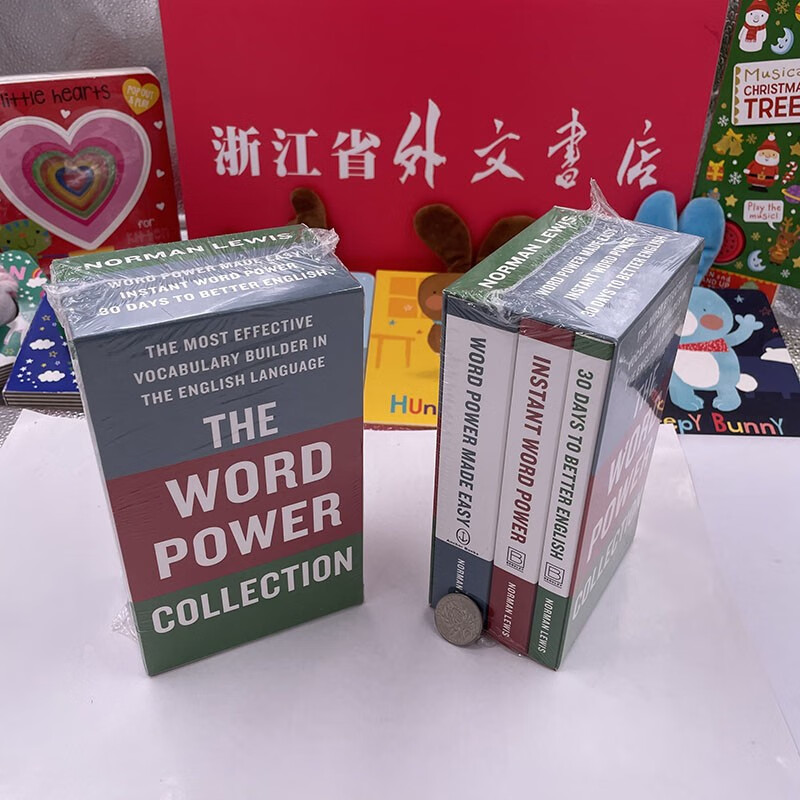 进口英文原版现货 Norman Lewis诺曼·刘易斯 3本套装 单词的力量 Word Power Made Easy 即时词汇力量 30天提高英语 浙江省外文书店