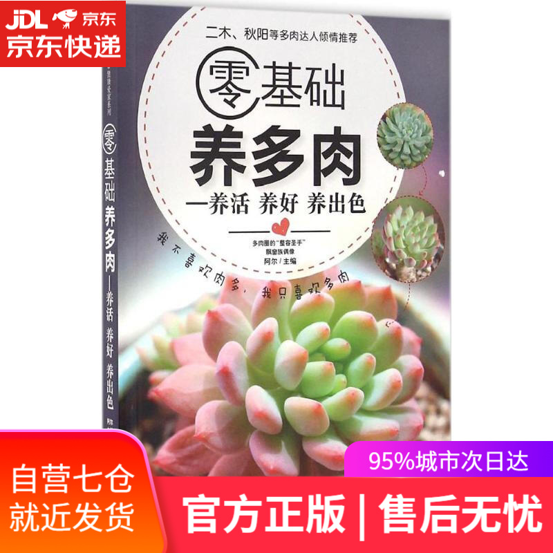 零基础养多肉 阿尔 主编 江苏凤凰科学技术出版社有限公司