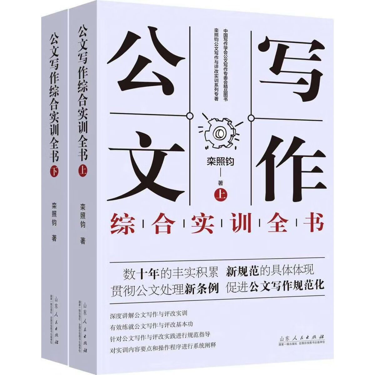 公文写作实训题解全书全10册管理学提高商务写作能力工具书籍 公文写作综合实训全书（上下两