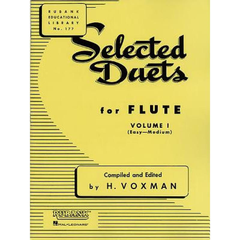 Selected Duets for Flute: Volume 1 - Easy to...