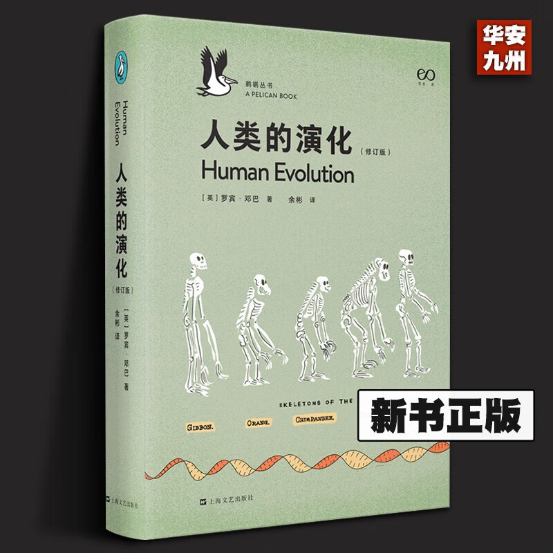 人类的演化（修订版）（鹈鹕丛书001）艺文志 揭秘人类数十万年的演化历程 [英]罗宾·邓巴 上海文艺出版社