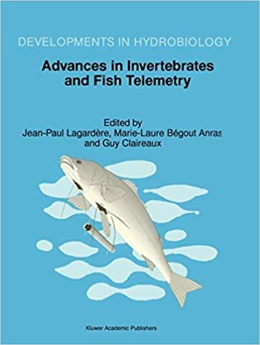 Advances in Invertebrates and Fish Telemetry: Pr