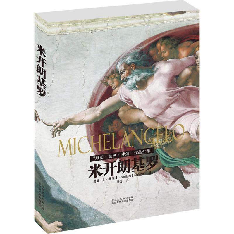 米开朗基罗“雕塑·绘画·建筑”作品全集9787805015316 威廉·华莱士美术摄影出版社艺术雕塑