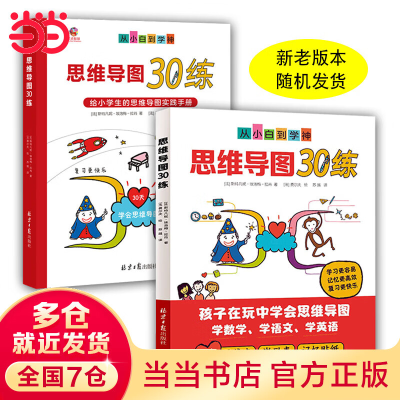思维导图30练：给小学生的思维导图实践