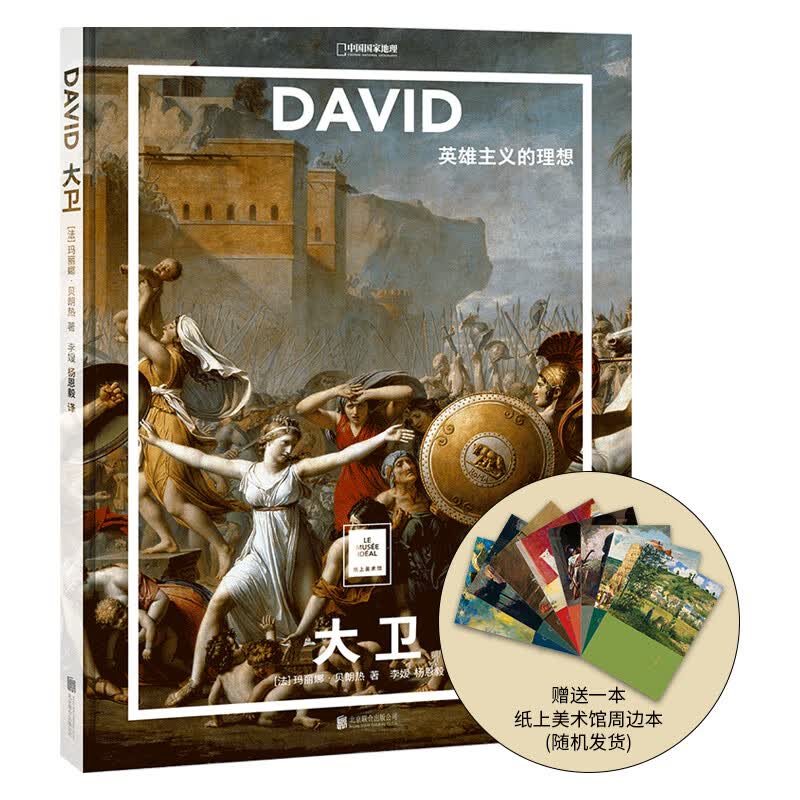 中国国家地理大卫:英雄主义的理想 纸上美术馆系列艺术画册名家画集美术史图书