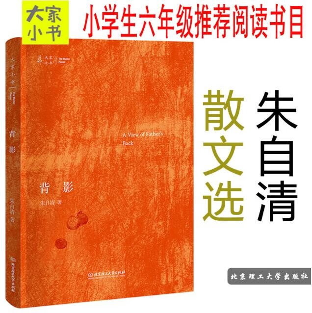 2022年五年级北京暑假推荐阅读书目全套装7册含陶烟五色中国瓷背影玫瑰小巷的大事件大国重器与新四大发明特别要命的疾病我的青春我的团超时空5年级 大家书系:背影
