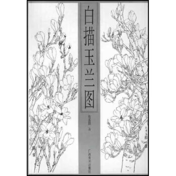 白描玉兰图
