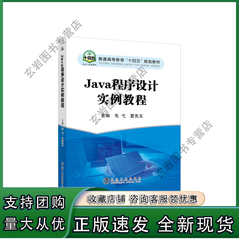 【现货n】Java程序设计实例教程/毛弋 夏先玉