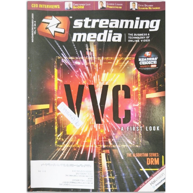 【单期可选】Streaming Media 2020/21年 美国多媒体信息流杂志 2020年11/12月刊