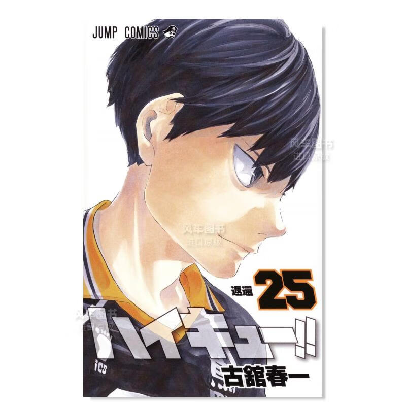 日版漫画 排球少年！！25 ハイキュ—!! 古馆春一 日本漫画书 集英社