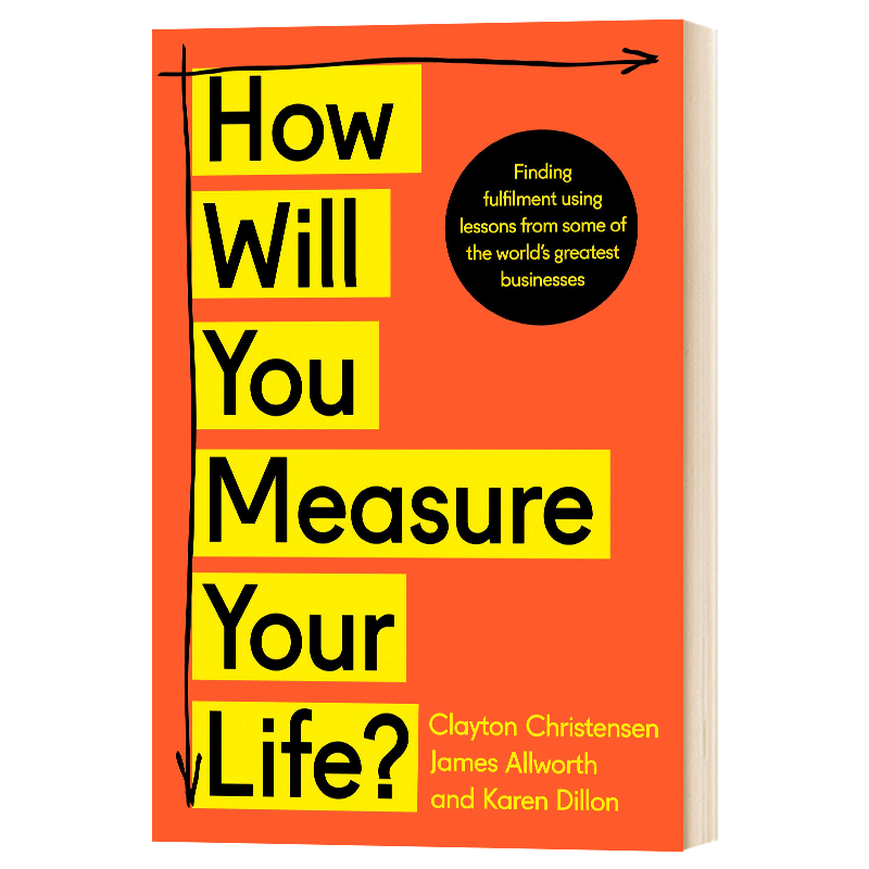 【瑕疵书】英文原版 你要如何衡量你的人生 How Will You Measure Your Life 英版 全英文版