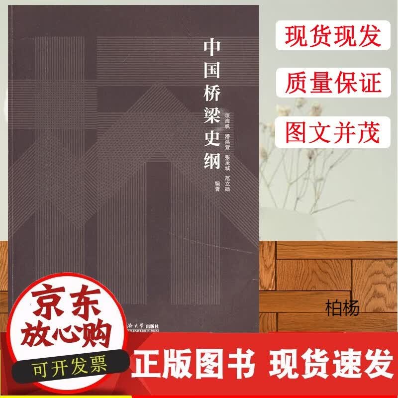 速发 《中国桥梁史纲》,项海帆等,同济大学出版社,9787560841250