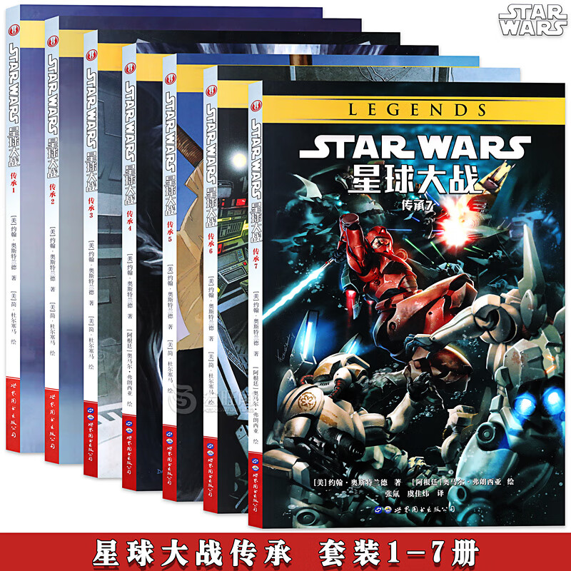 《星球大战传承漫画》套装7册 1-7册.黑马漫画公司星球大战漫画漫威漫画starwars星球大战系