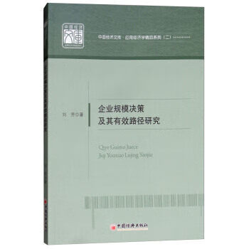 企业规模决策及其有效路径研究