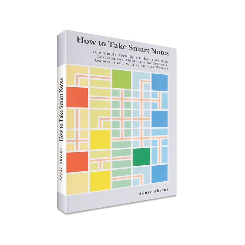 现货 How to Take Smart Notes英文原版 如何记笔记