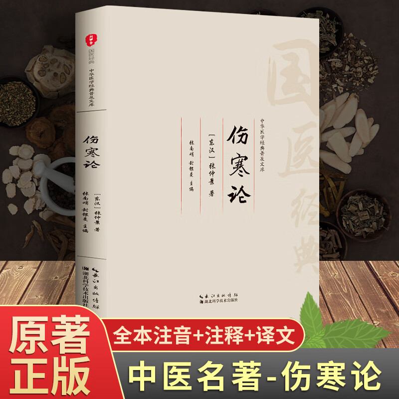 原文全注音版伤寒论张仲景原著 原文+注音+注释+译文 现代解说解读注解