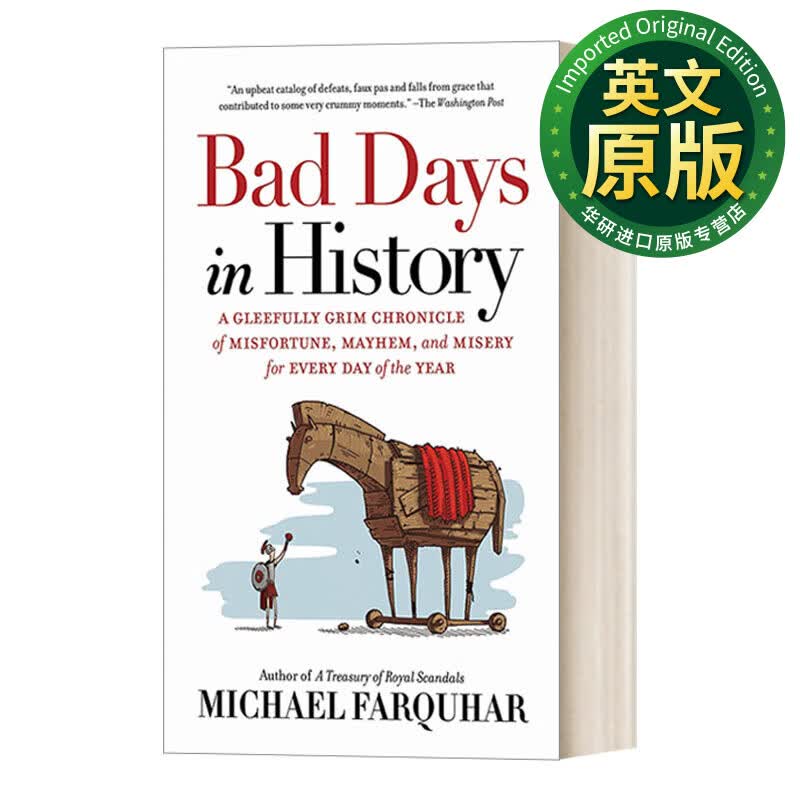 Bad Days in History 历史上的糟糕日子 一年365天的不幸故事 世界历史英文版 进口英语原版书籍 英文原版