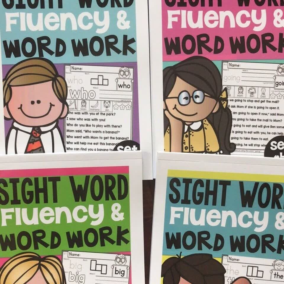 SightWordFluencyandWordWork高频词阅读练习4本