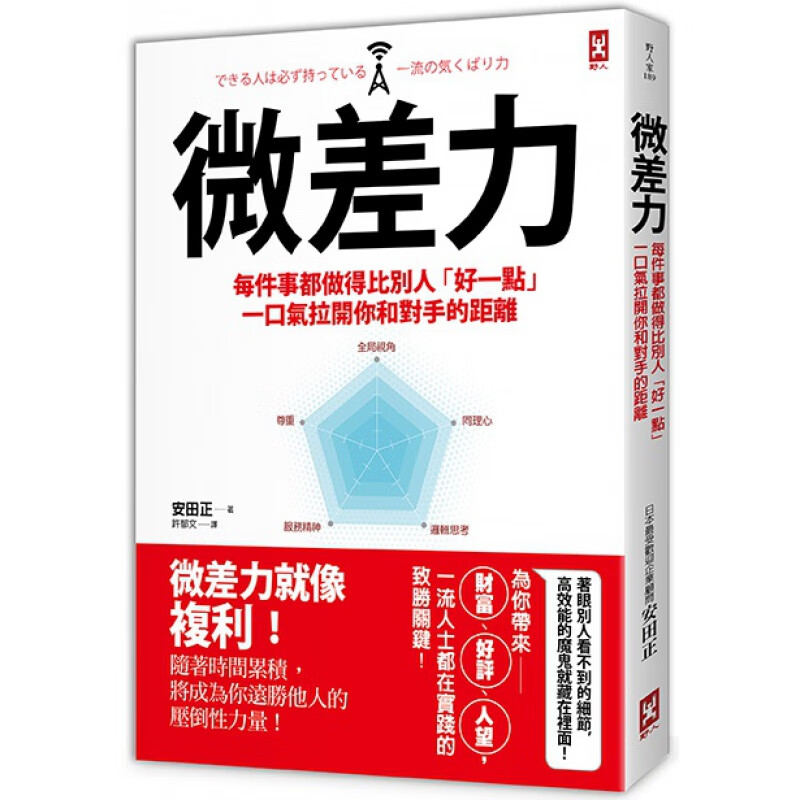 台版 微差力 每件事都做得比别人好一点 一口气拉开你和对手的距离人际关系能力企业管