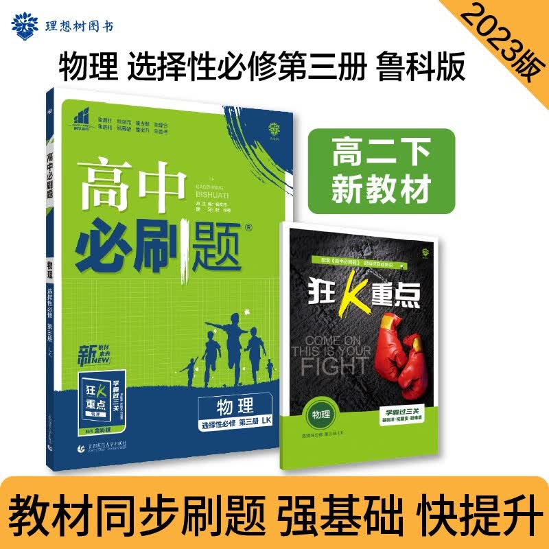 高中必刷题 高二下物理 选择性必修 第三册 LK鲁科版 新教材 理想树2023版