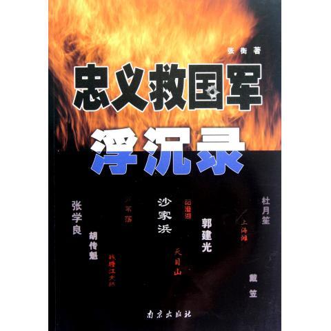 忠义救国军浮沉录 张衡 著