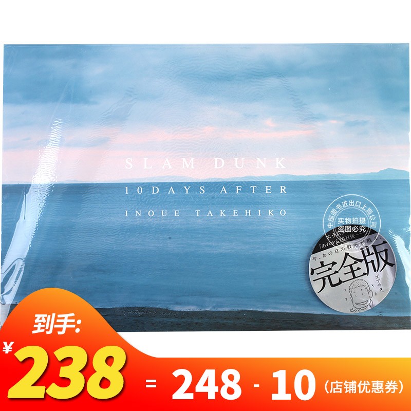 现货 灌篮高手十日后 10天以后 SLAM DUNK 10DAYS AFTER 进口日文 井上雄彦 漫画画册