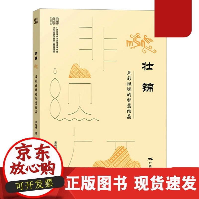 非遗广西 壮锦 五彩斑斓的智慧结晶 吴伟峰著 壮族传统工艺美术