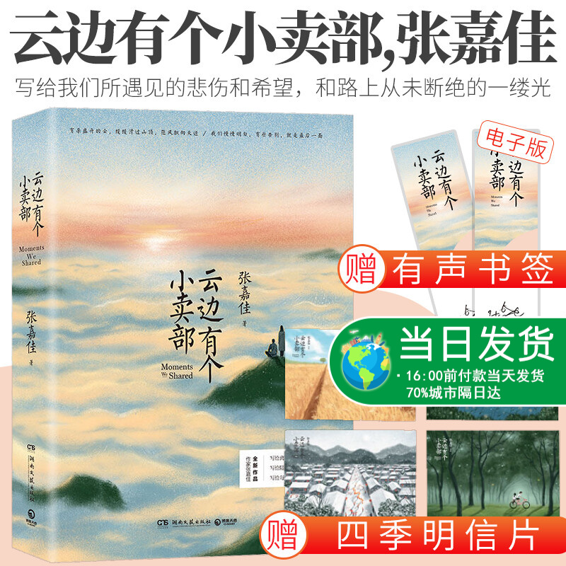 云边有个小卖部张嘉佳写给离开我们的人 写给陪伴我们的人 写给每个人心中的山和海 含手绘插画