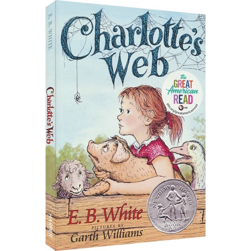 Charlotte's Web Holes Miss May 纽伯瑞文学奖小说 中学生必读作品 经典文学名著 儿童英语章节小说读物 英文原版进口图书 夏洛的网