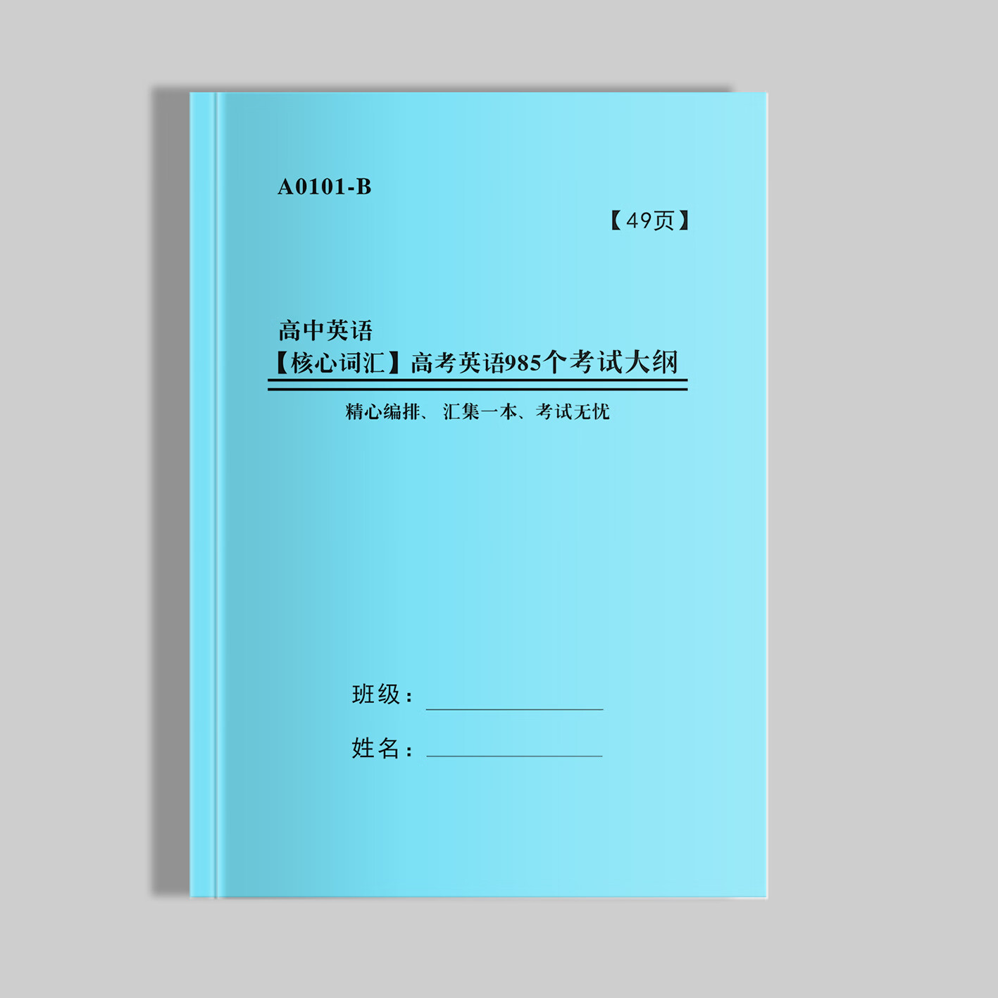高中英语记性转换247组重要单词变形985个考试大纲核心词汇【打印册】 【核心词汇】高考英语985个考试